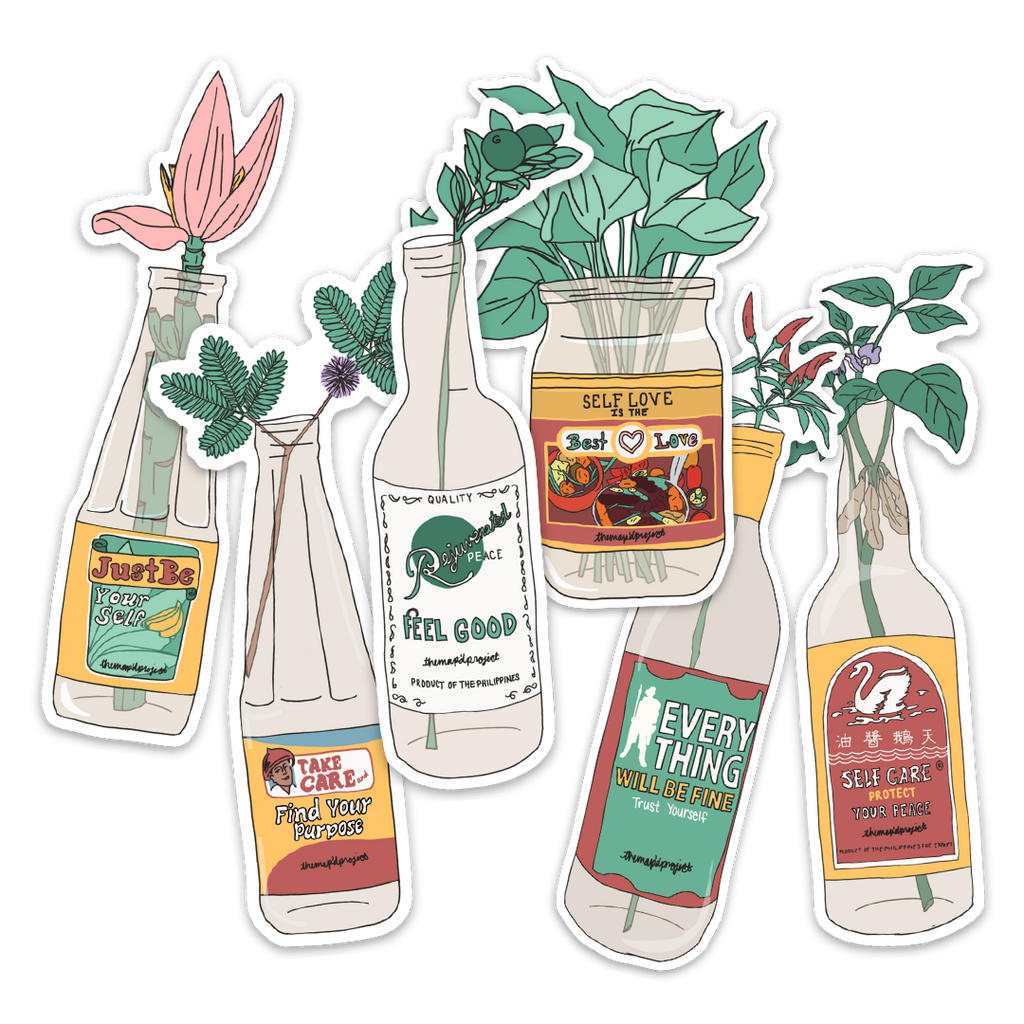 Filipino Self Care Sauces Vinyl Stickers – The MAP'D Project