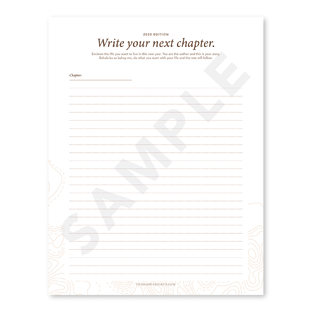 Write Your Next Chapter - 2025 Worksheet – The MAP'D Project